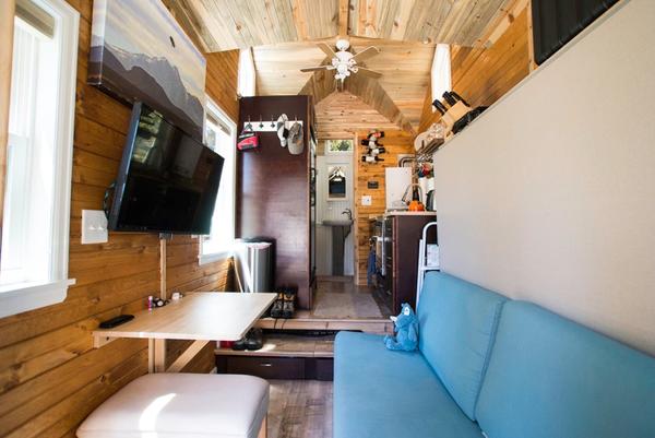 North Dakota Man Builds Transformer Tiny House - Tumbleweed Houses