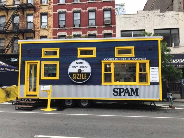 SPAM Tiny House: A Traveling Kitchen made by Tumbleweed